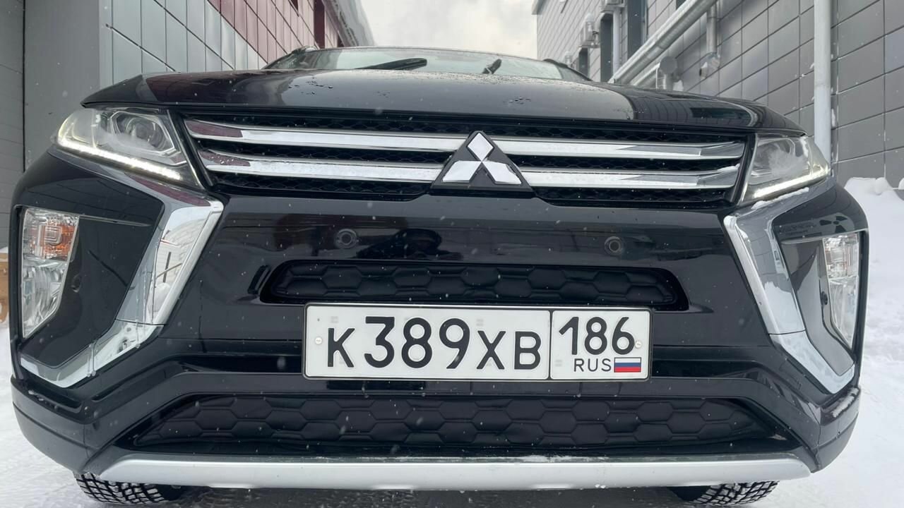 Утеплитель радиатора и бампера для Mitsubishi Eclipse Cross (2017 -2020) I Митсубиси Эклипс Кросс