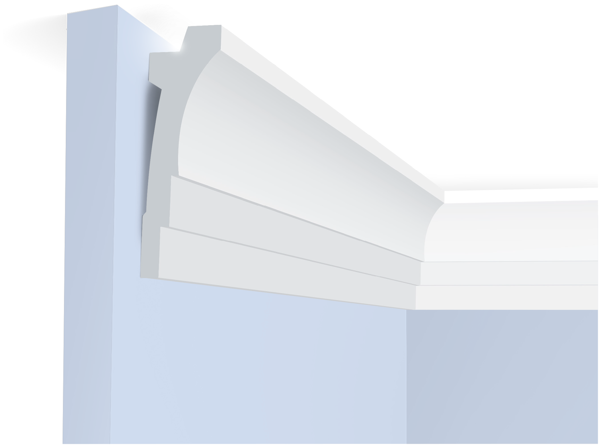 Карниз ударопрочный HiWood A90V2 (90*27*2000 мм)