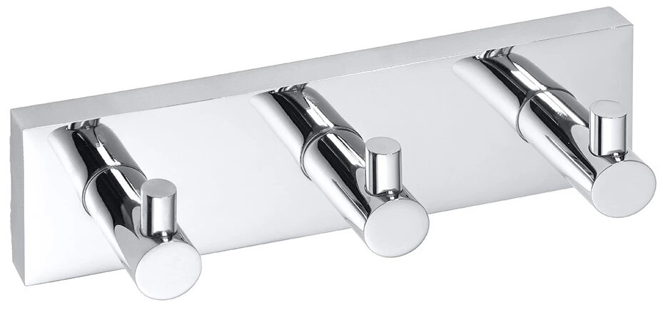 Планка с крючками Bemeta Beta 132405232 для ванны, хром