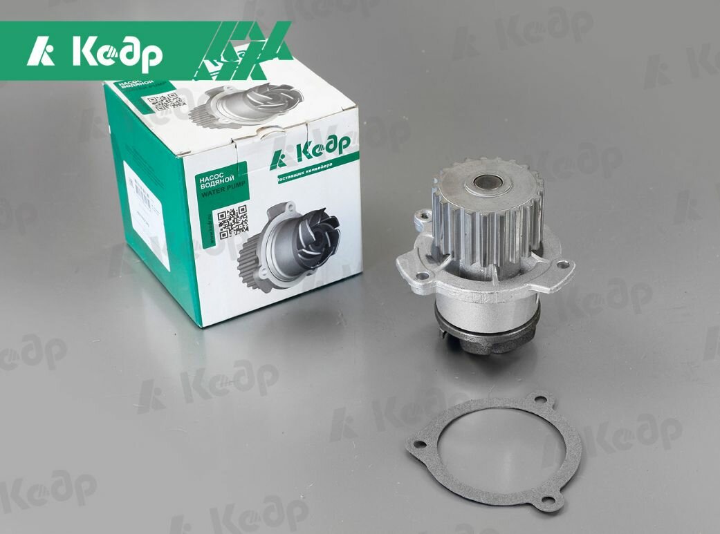 Насос водяной для а/м ВАЗ 2110-2112, 1117-1119 Калина, 2170-2172 Приора, Лада (LADA) Kalina, Priora, металлическая крыльчатка, арт. HB1003CM9