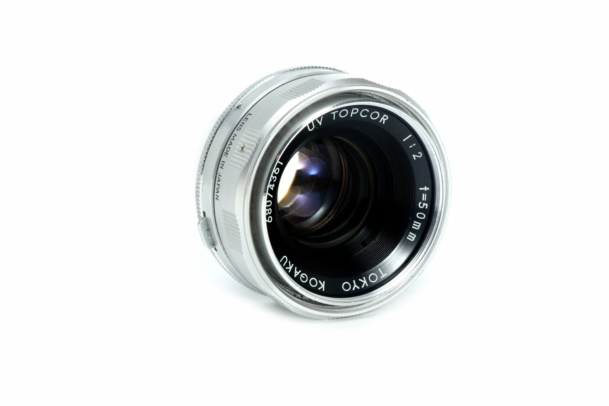 UV Topcor 50mm f2 Tokuo Kogaku