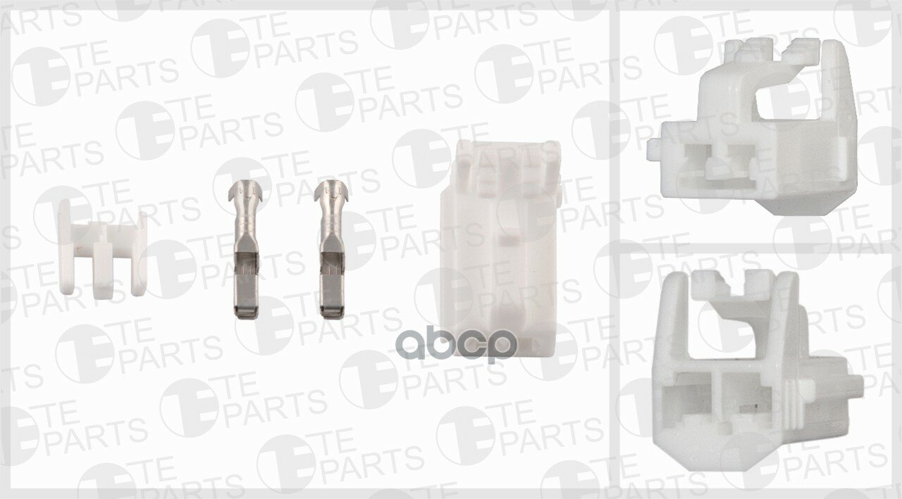 Разъём 2Х Контактный (2-Pin, Фиксатор) TE PARTS арт. 7672223