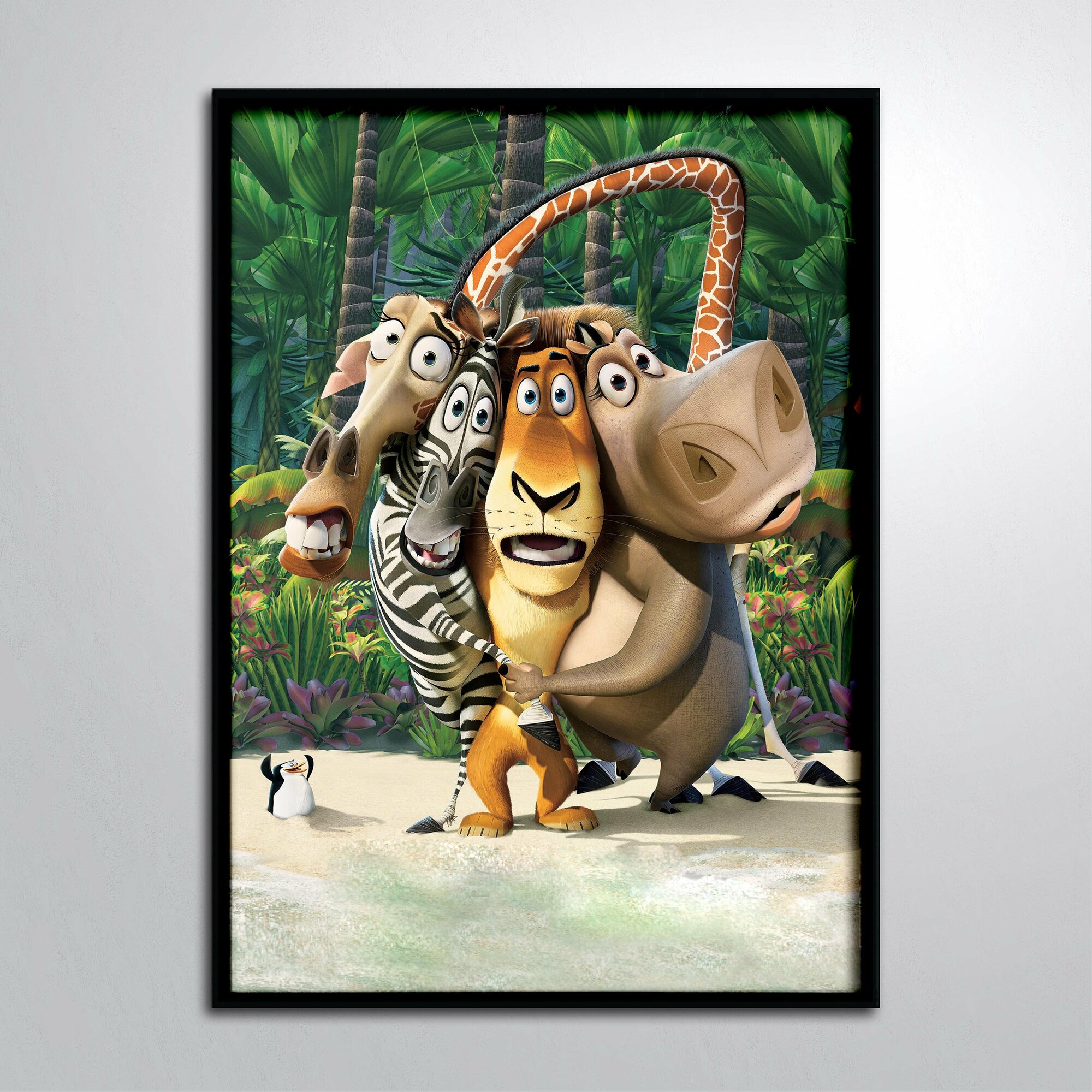 Постер без рамы/Мадагаскар Пляж Madagascar