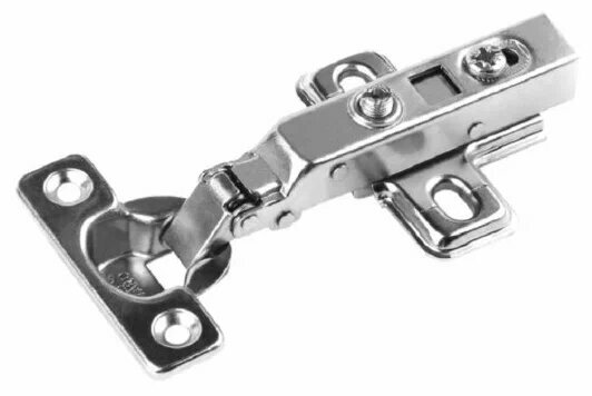 Комплект мебельных петель Boyard NEO MINI, 95 градусов , с доводчиком, D 26 мм, с ответной планкой, 2 шт.