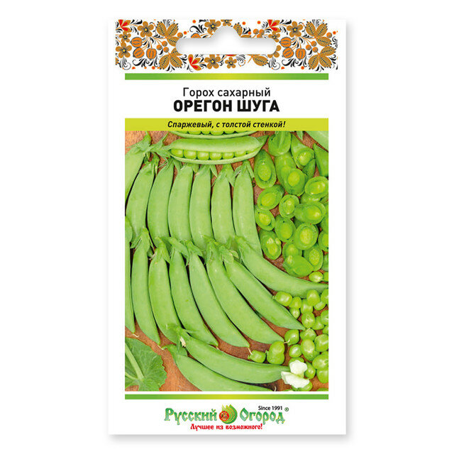 Семена гороха сахарного орегон шуга, 20 г - сорт для урожая раннего и сладкого