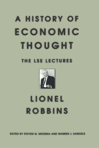 Robbins Lionel "History of economic thought"