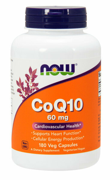 NOW CoQ-10 60 mg, 180 капс.