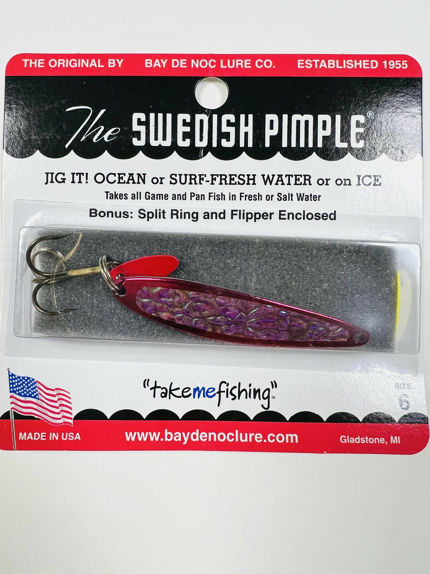 Блесна зимняя The Swedish Pimple 6