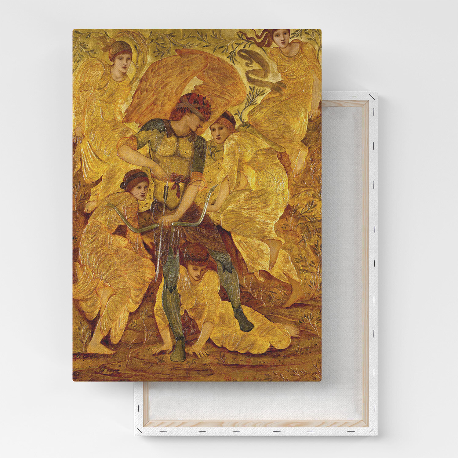 Картина на холсте, репродукция / Эдвард Бёрн-Джонс - Cupids Hunting Fields / Размер 30 x 40 см