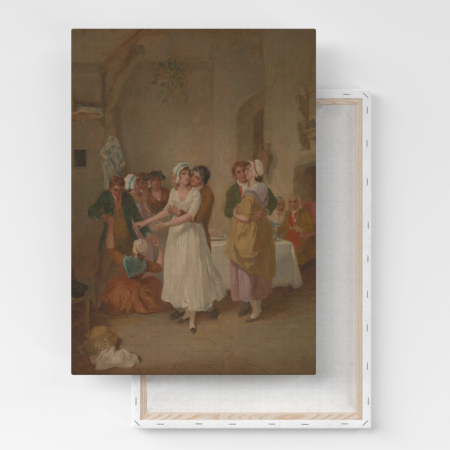 Картина на холсте, репродукция / Фрэнсис Уитли - The Mistletoe Bough / Размер 30 x 40 см