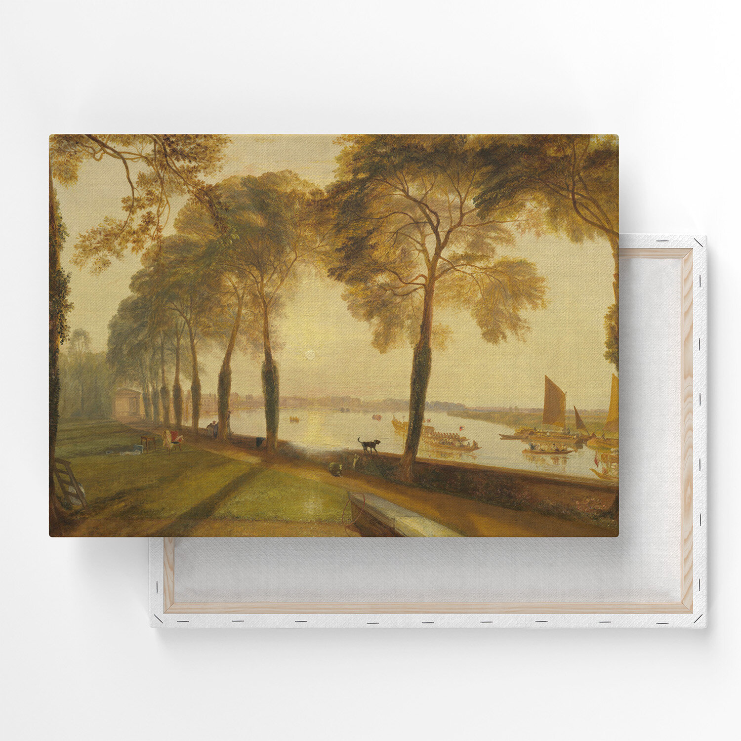 Картина на холсте, репродукция / Уильям Тёрнер - Mortlake Terrace / Размер 30 x 40 см