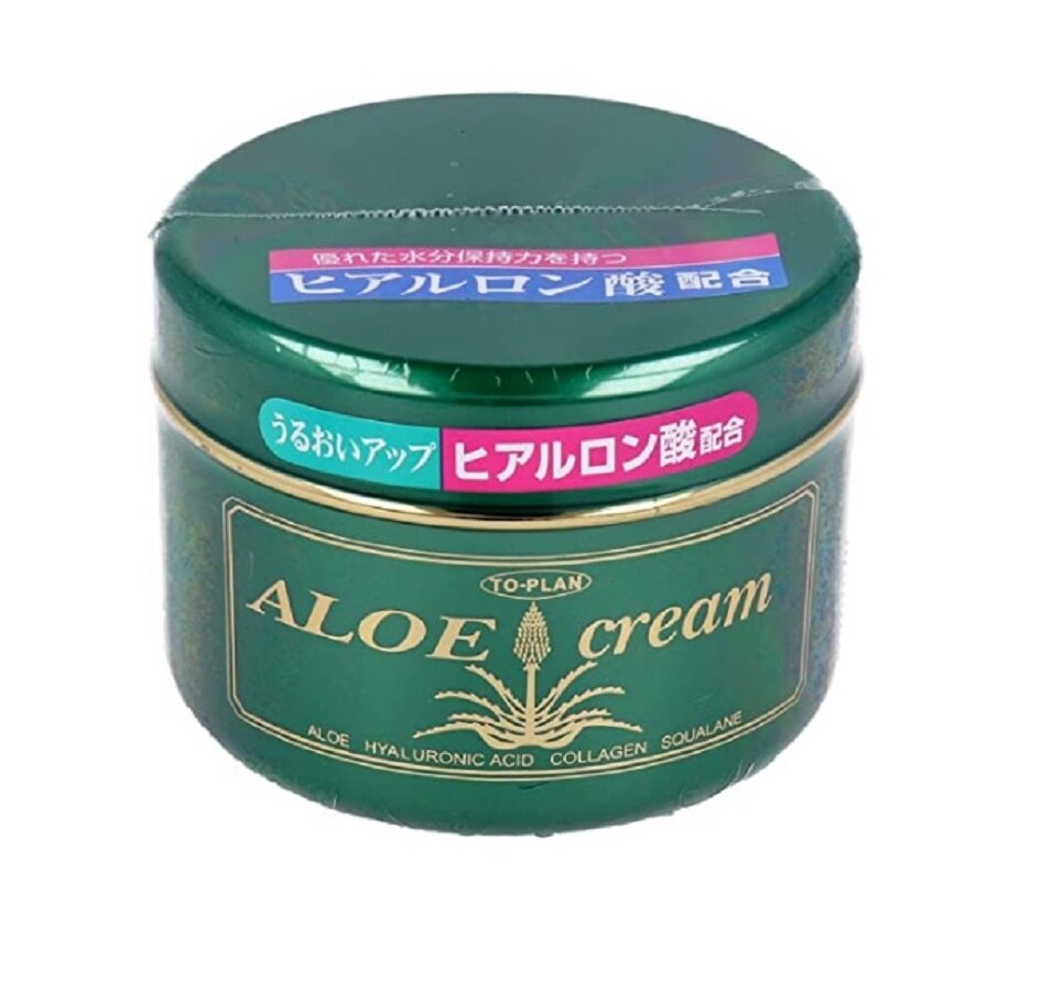 Крем для лица TO-PLAN ALOE CREAM увлажняющий с коллагеном, скваланом, экстрактом алоэ, банка 170гр