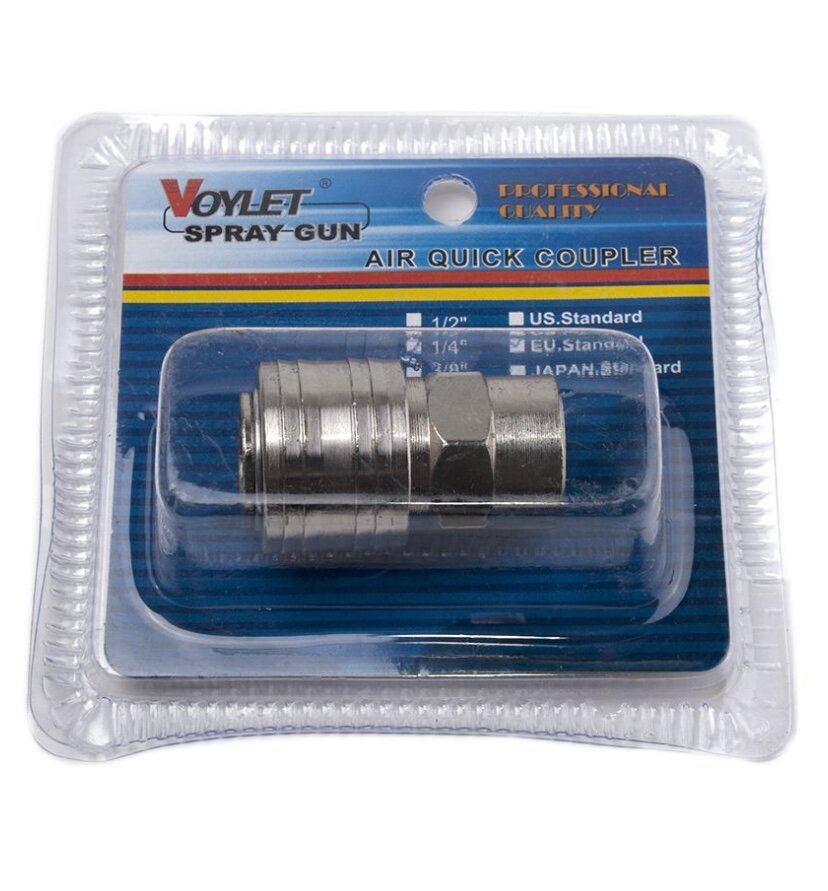 Пневморазъем VOYLET ESF20 F3/8 резьбовое соединение 3/8F