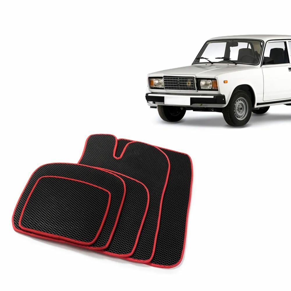 Коврики салона EVA для ВАЗ 2101-2107 классика комплект 5 шт. с перемычкой серии DRIVE арт CS16197