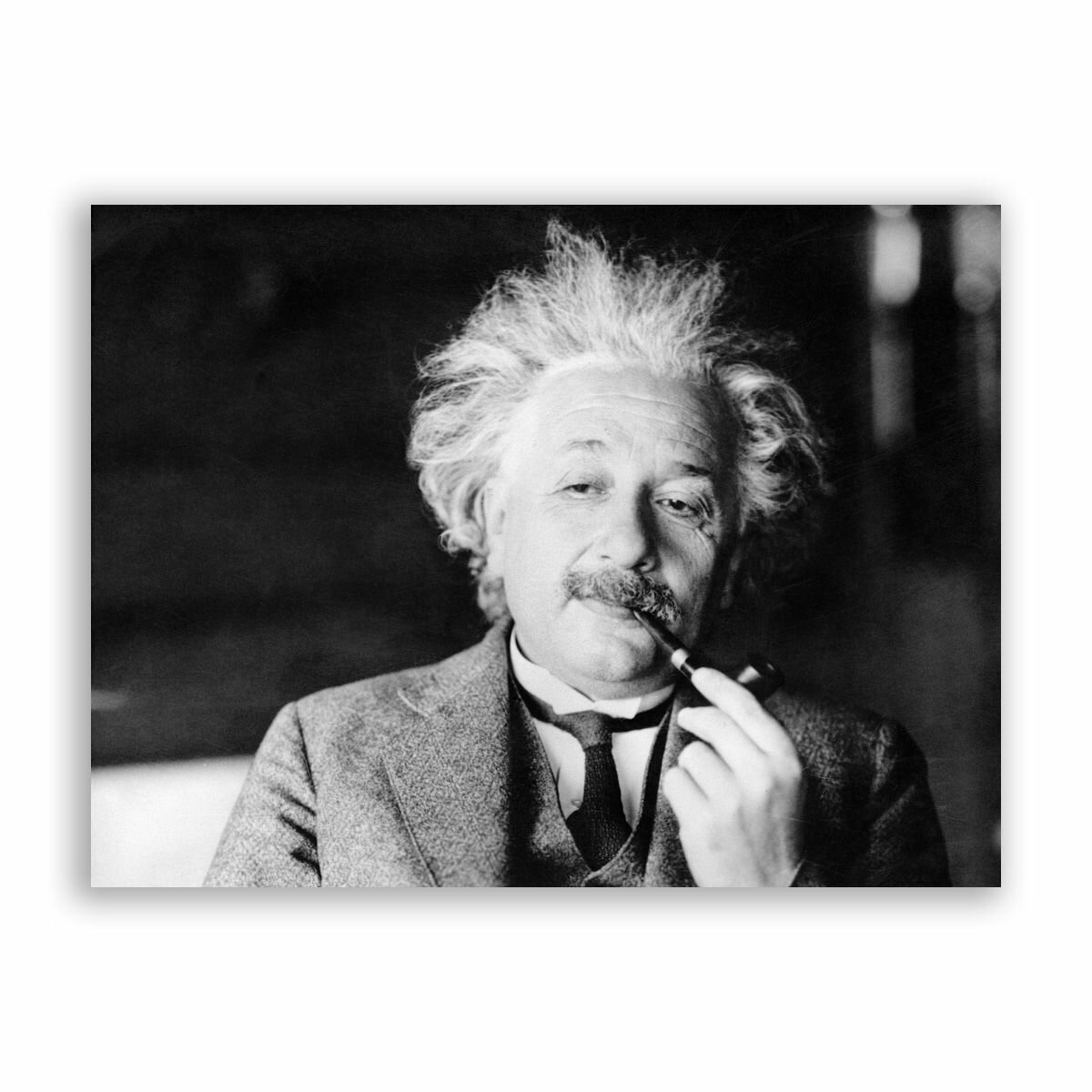 Постер, плакат на бумаге / Альберт Эйнштейн / Размер 30 x 40 см