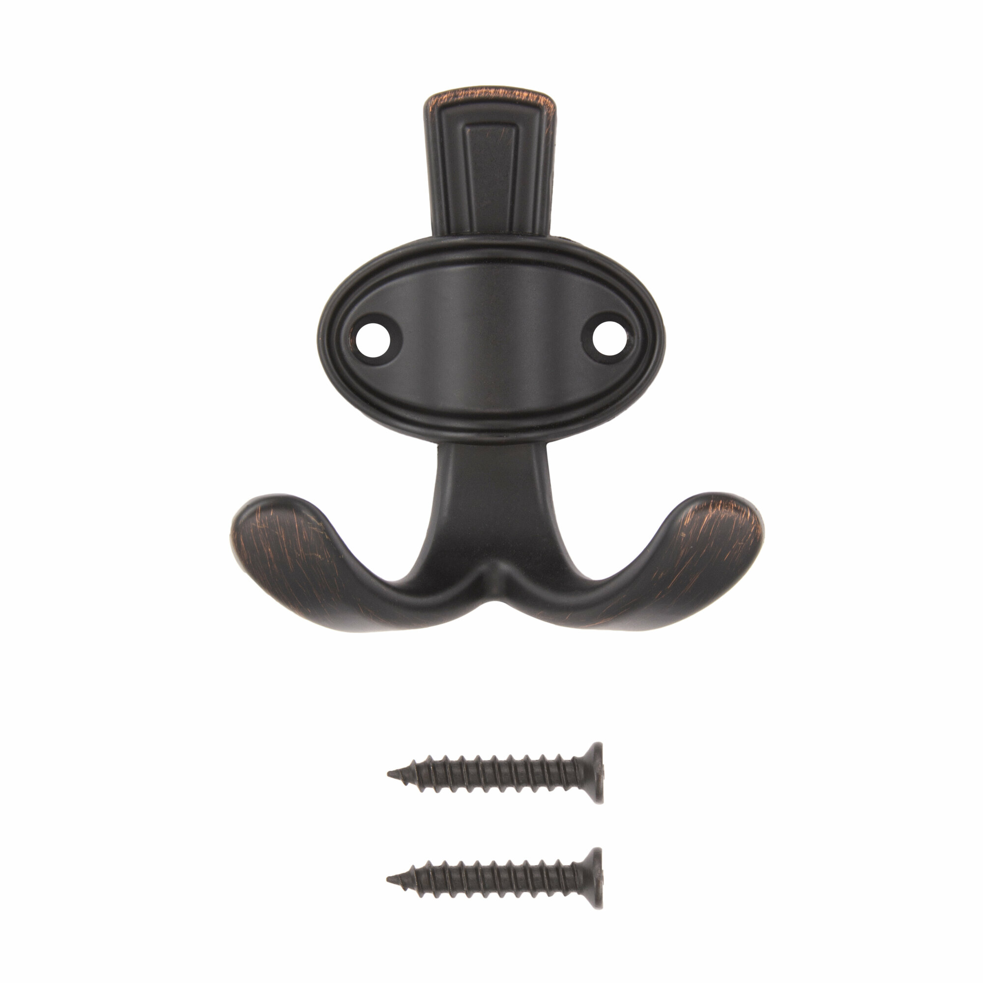 Мебельный крючок EDSON 5803-N00-ORB OIL RUBBED BRONZE двухрожковый