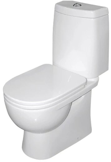 Унитаз-компакт с сиденьем микролифт Sanita Luxe Fest WC. CC/Fest/2-DM/WHT. G/S1