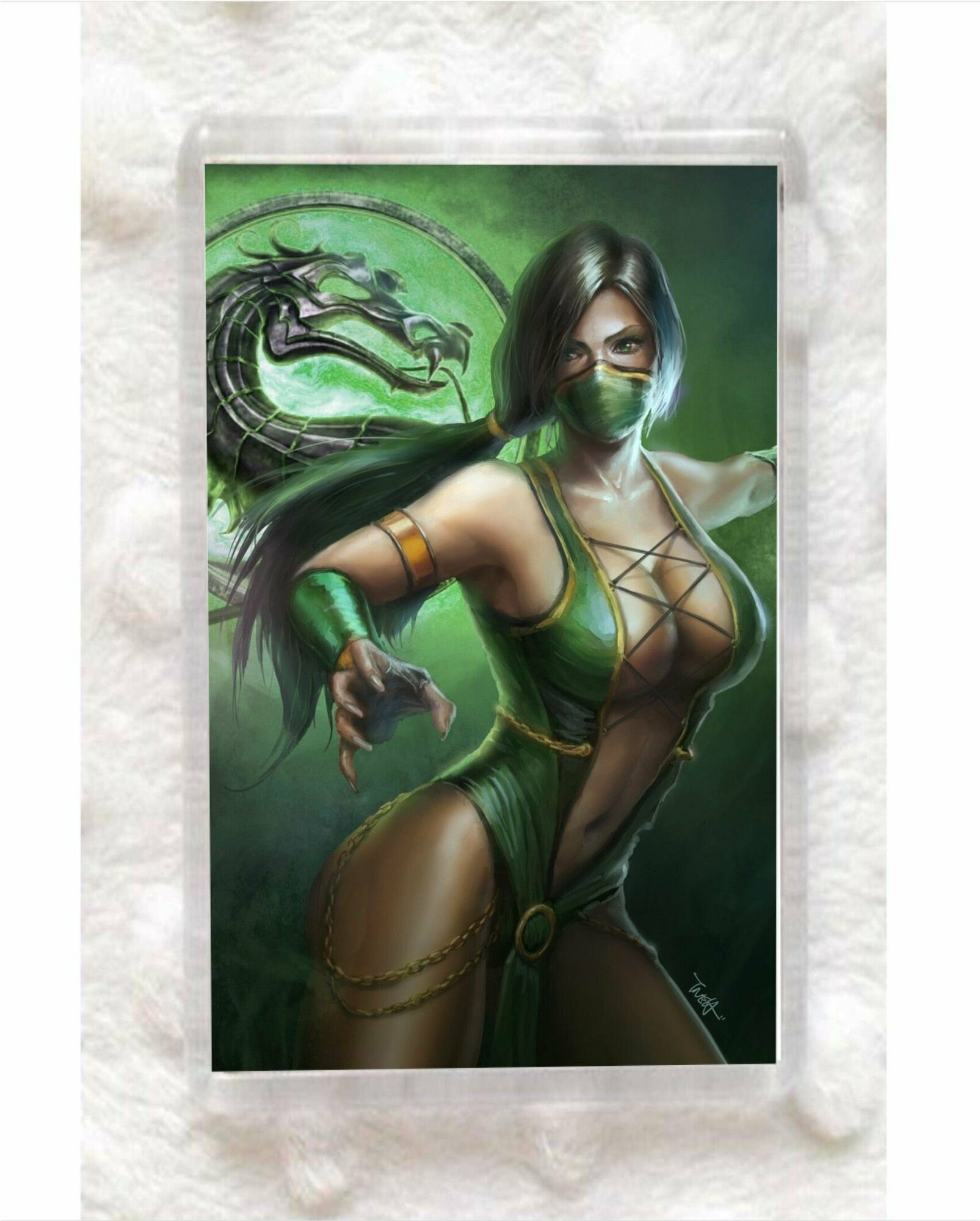 Магнит акриловый с принтом "Мортал Комбат", Mortal Kombat
