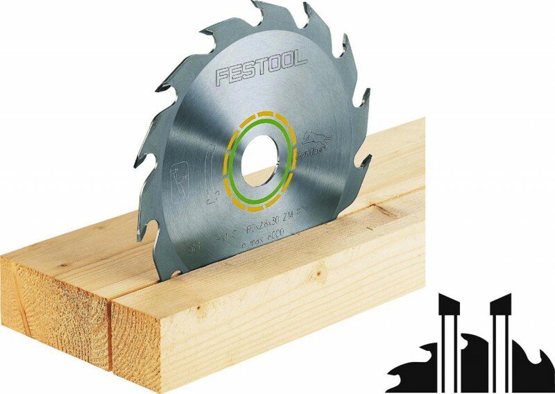 Пильный диск Festool 190x2.6 FF PW16