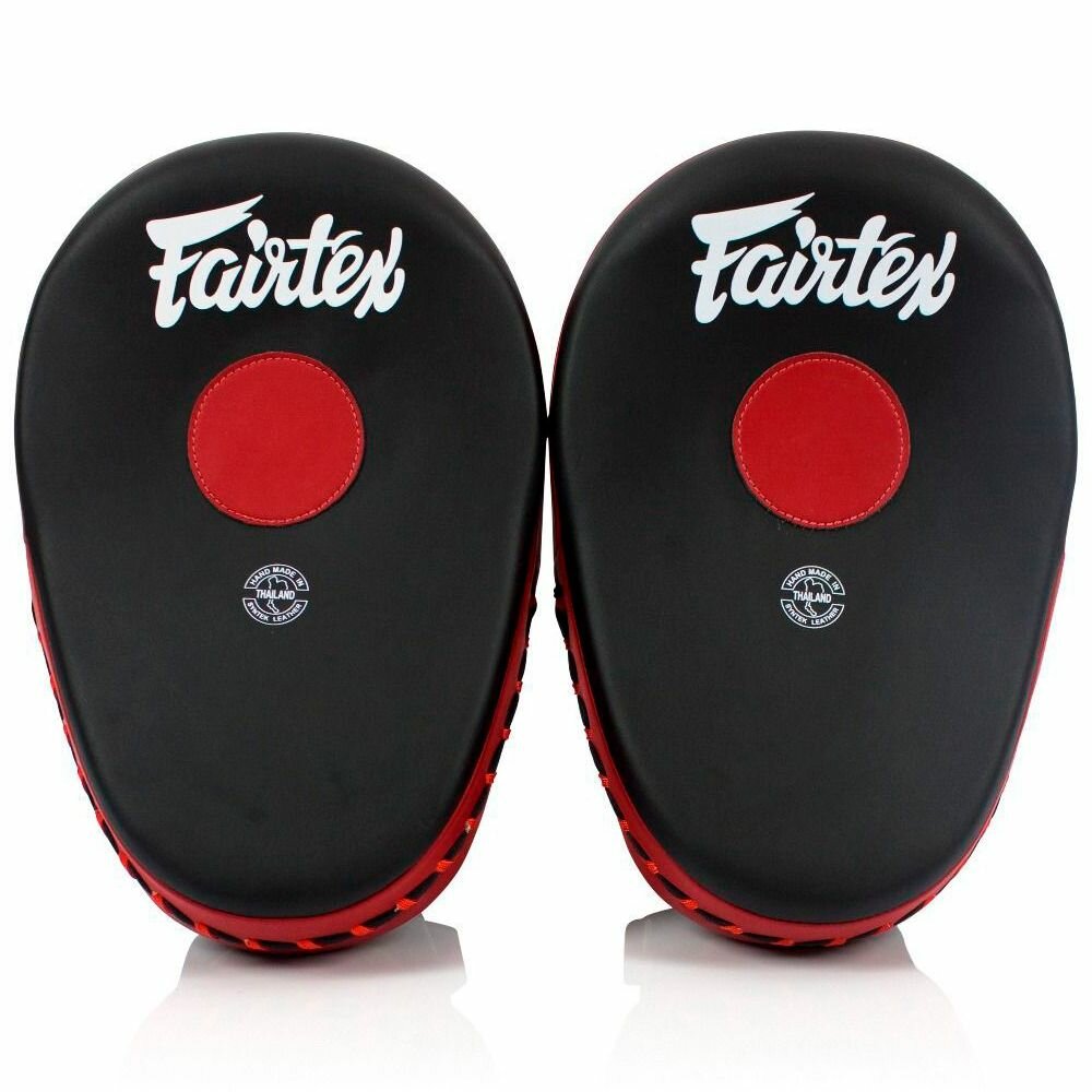 Лапы боксерские Fairtex FMV13 black red