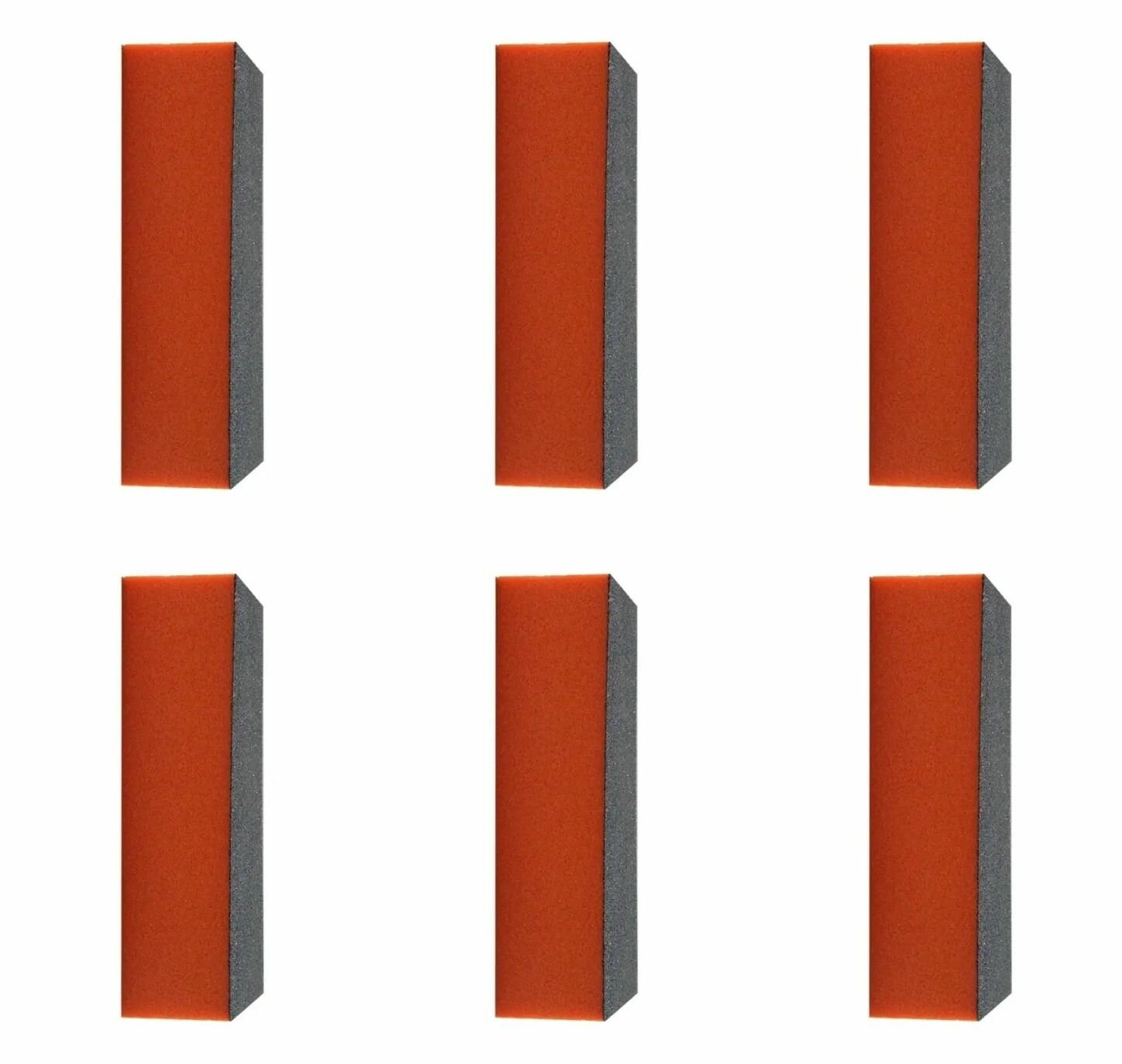 LEI Бафик 4-х сторонний, шлифововочный, черный - 6 штук