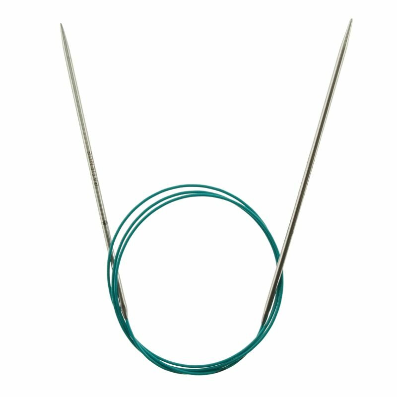 Спицы круговые "Mindful" 2,75мм/100см, нержавеющая сталь, серебристый, KnitPro, 36114