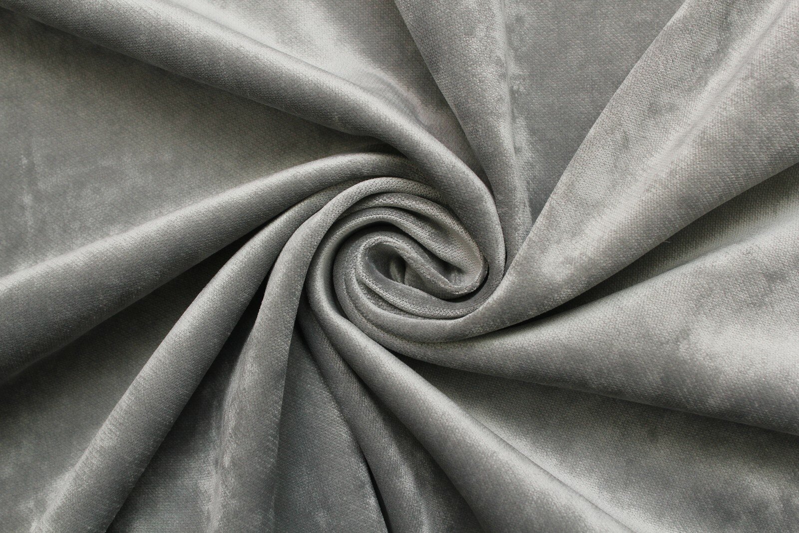 Ткань Велюр-стрейч костюмный светло-серо-голубой, 400 г/пм, ш144см, 0,5 м