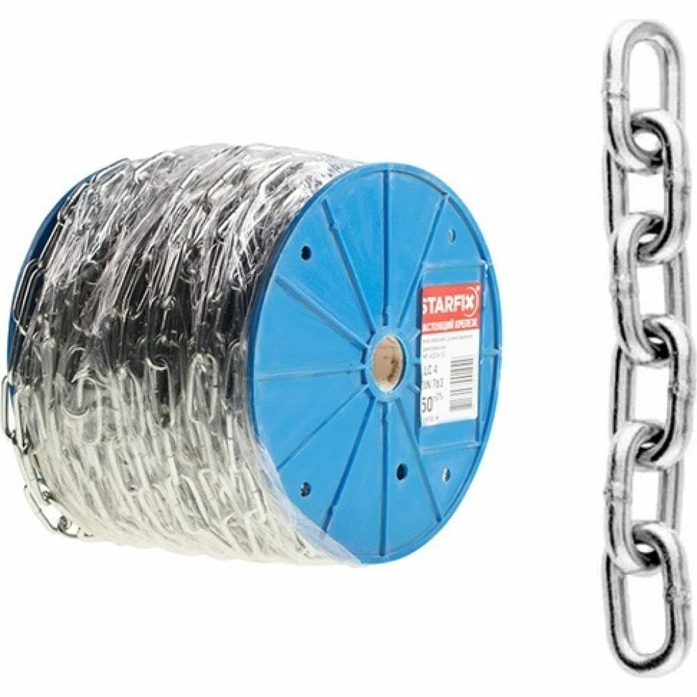 STARFIX Цепь сварная короткозвенная SLC M1.5 бухта SMP-63695-100