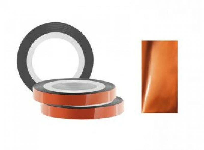 Jessnail Фольга для дизайна ногтей, №05 в рулоне 20м*0,8мм, красный