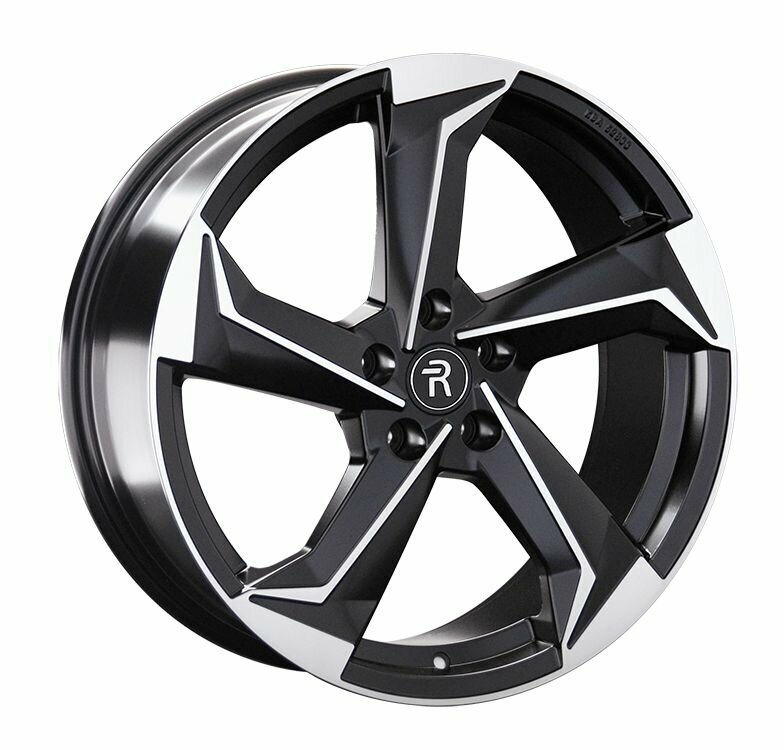 Колесный диск Replay B318 19x8" PCD5x112 ET27 D66,6 черный матовый с полированными лучами