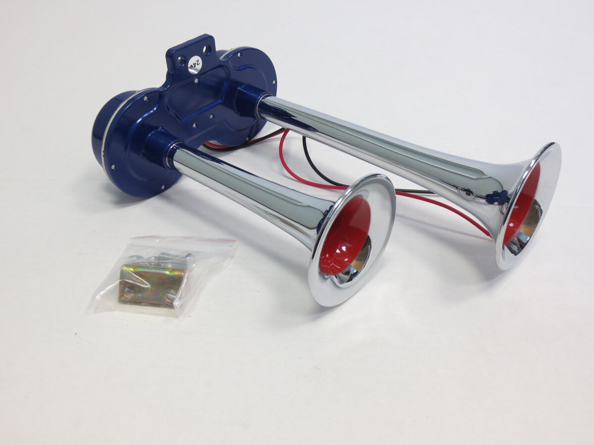 Сигнал звуковой электрический ST-6008 нерж. сталь, 24V