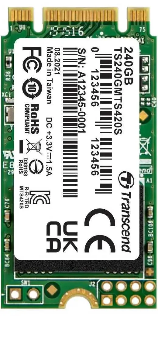 SSD-накопитель Transcend MTS420 TS240GMTS420S, 240GB, форм-фактор M.2