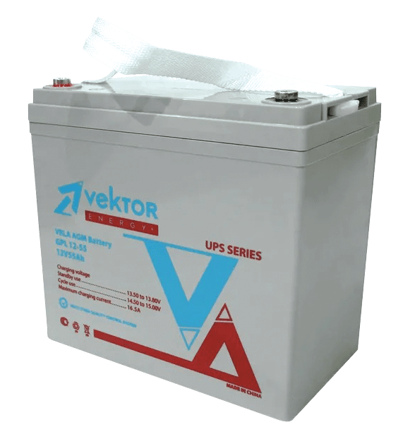 Аккумуляторная батарея Vektor GPL 12-55