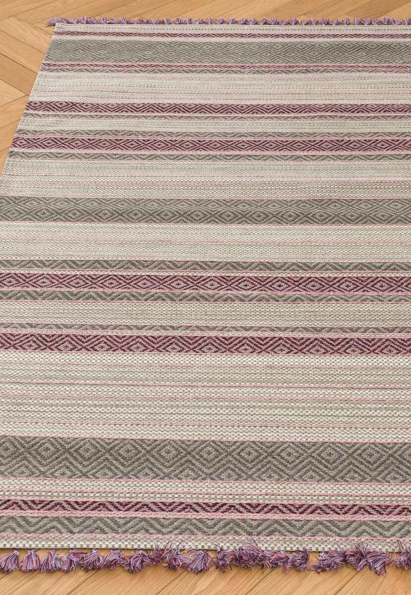 Турецкий ковер безворсовый 120*180 см Inka IN 02 Cream Lila