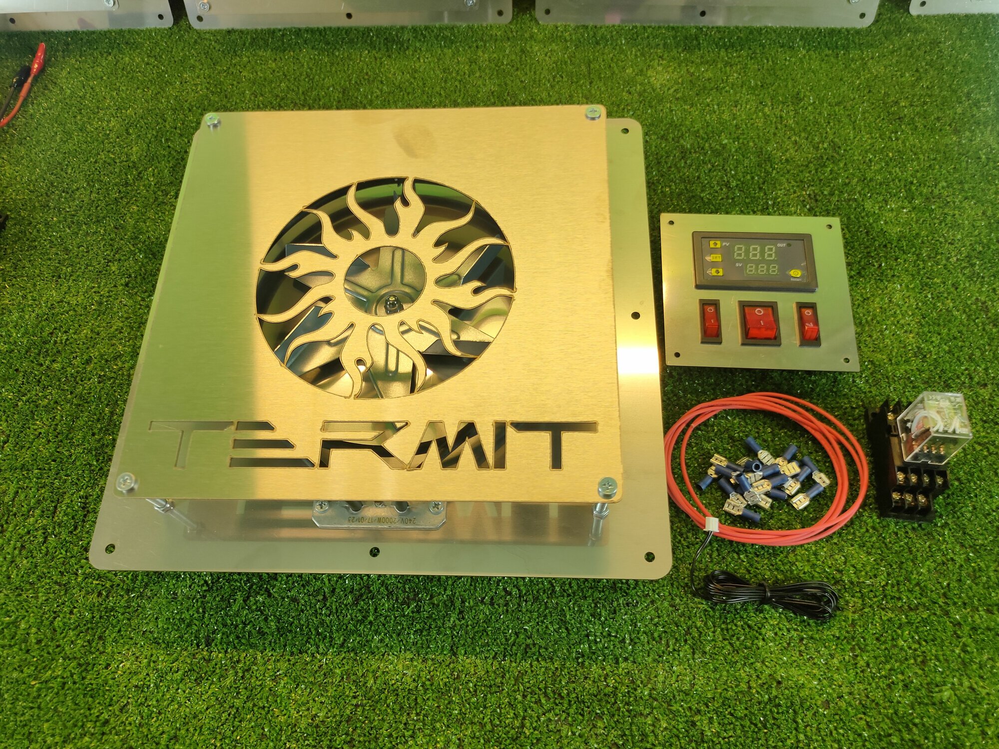 Конвекция для коптильни Termit ТЭН 2кВт+панель управления+реле 3кВт