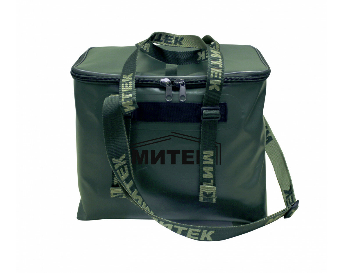 Сумка митек с крышкой, Бокс (38х23х32см) (хаки)