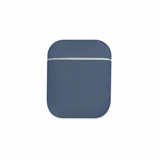 Ультратонкий чехол для Apple AirPods 1 и 2 (Темно-синий)