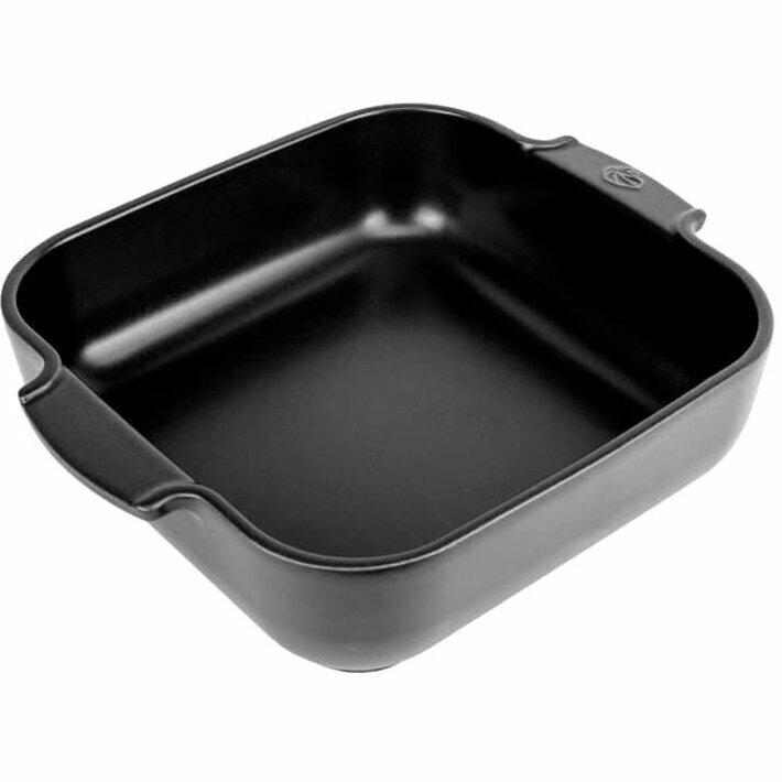Форма для запекания Peugeot Appolia Plat four céramique carré noir satin 61548