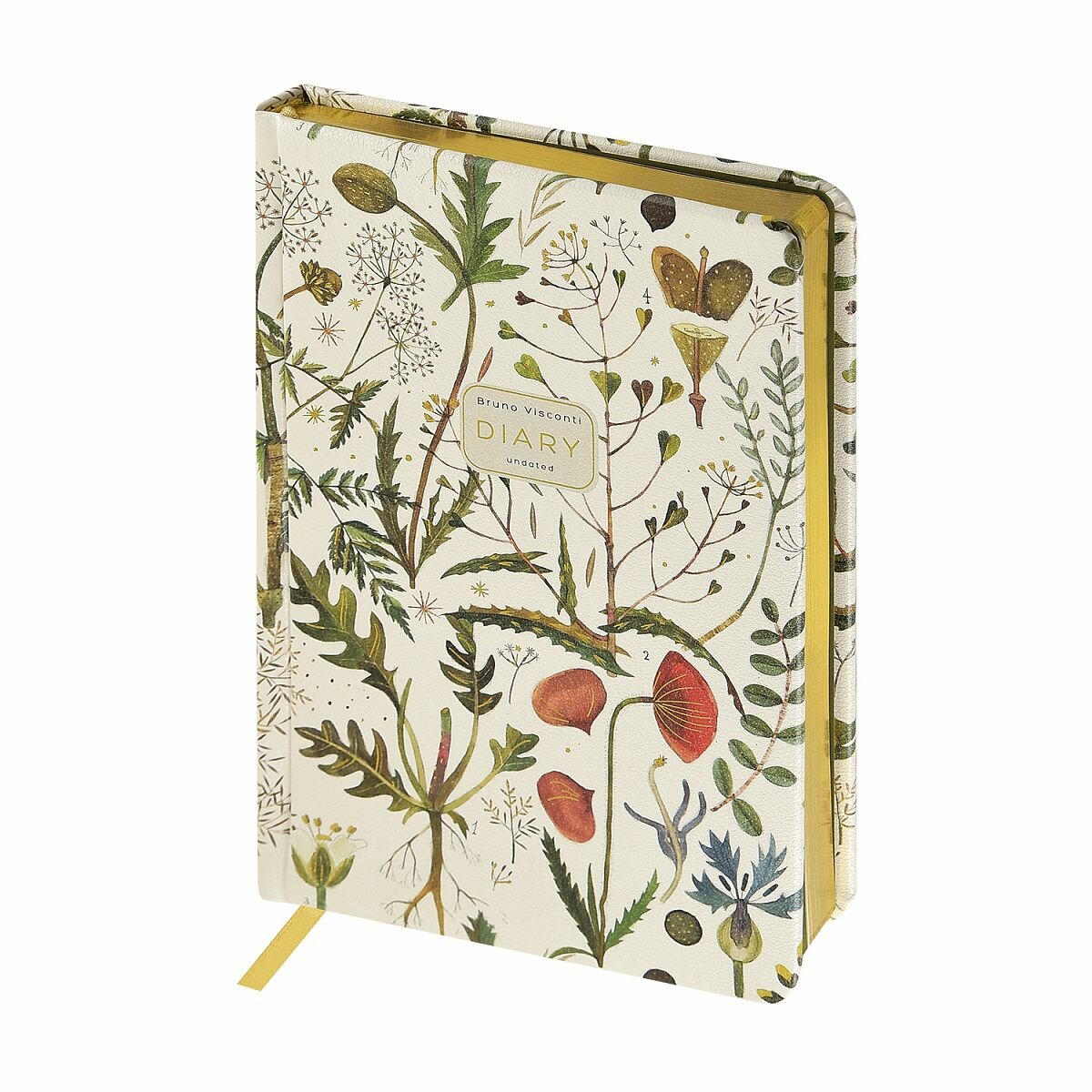 Ежедневник BrunoVisconti А5 "Луговые травы" недатированный 240 стр.