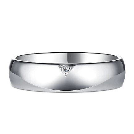 Кольцо, серебро, 925 проба, бриллиант