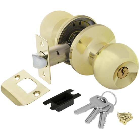 Ручка защелка Ajax DK682 PB-ET (6082 PB-E ) (кл./фик.) золото