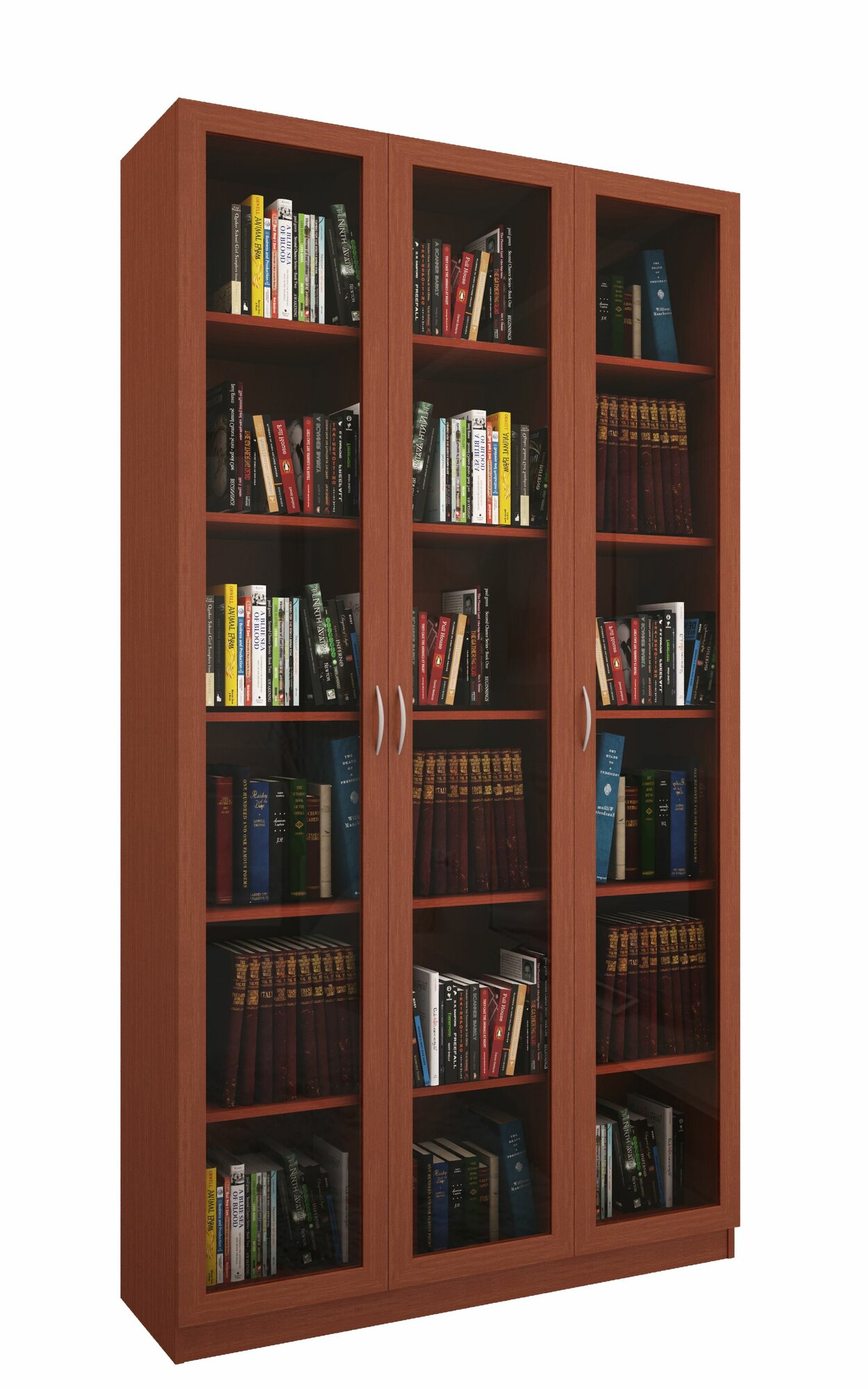 Книжный шкаф "Библиограф 3.1" 120х200х40 Орех Мария Луиза