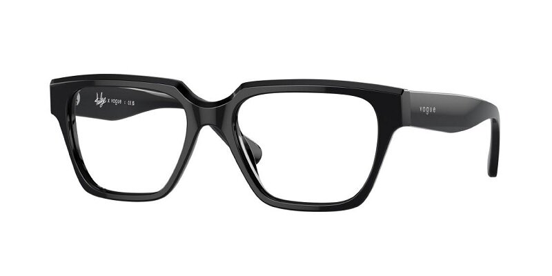 Оправа Vogue eyewear VO 5511 W44, прямоугольная, пластиковая, с футляром и салфеткой
