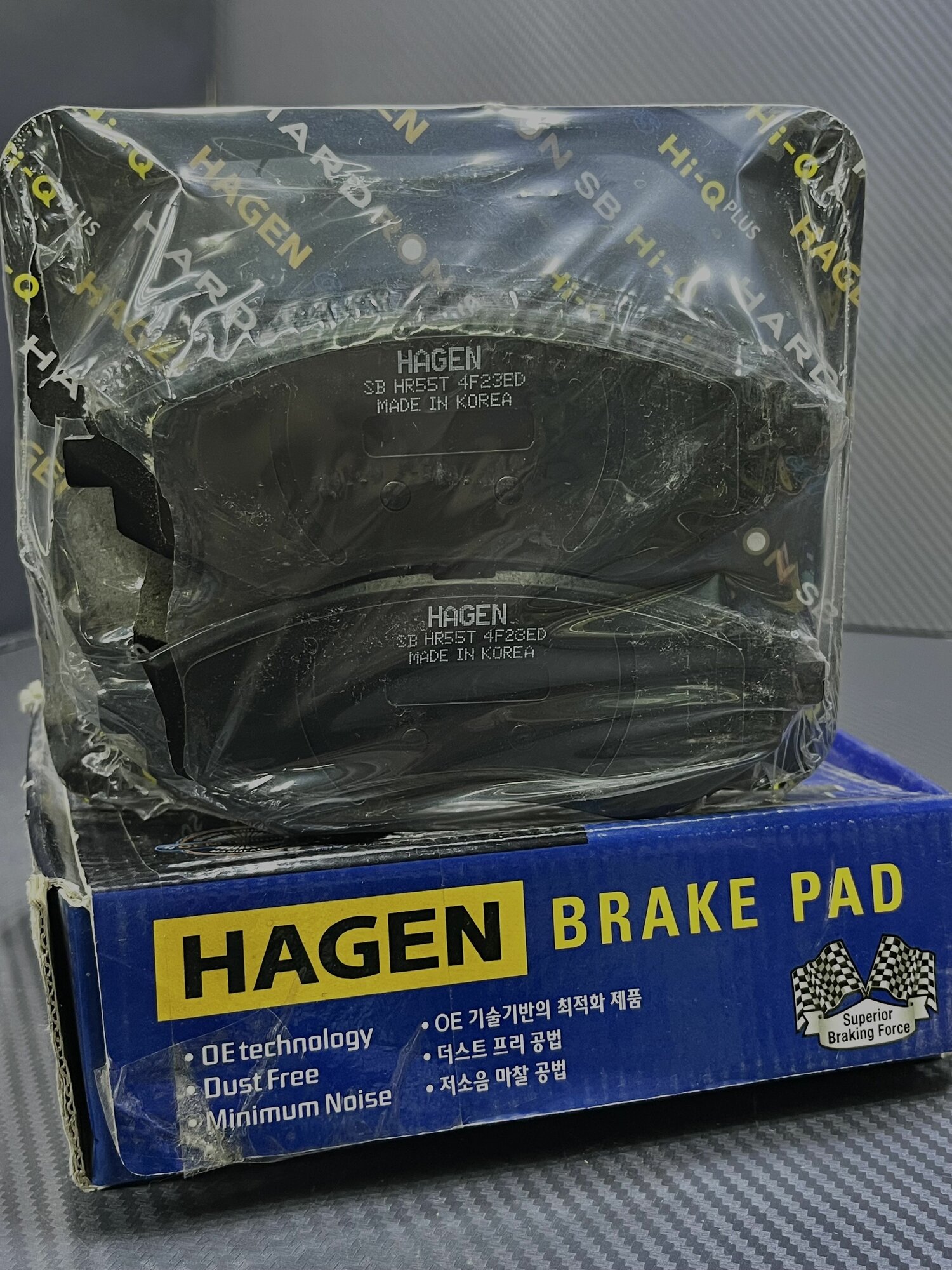 Колодки тормозные дисковые передние, комплект "HAGEN" на а/м CHEVROLET / DAEWOO арт. GP1158