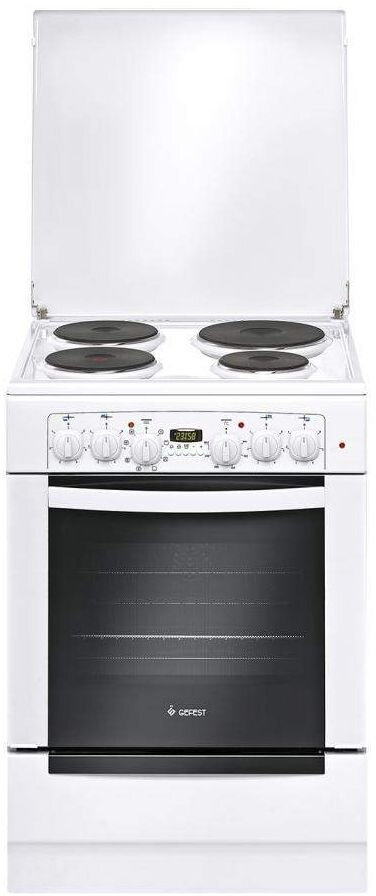 Плита Электрическая Gefest ЭП Н Д 6140-03 белый эмаль (м
