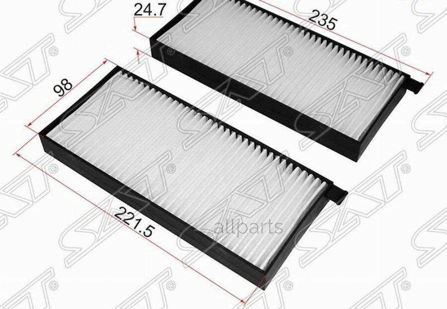 SAT ST-68111-091A0 Фильтр салонный SsangYong Actyon 05-13 / Actyon Sports 06-16