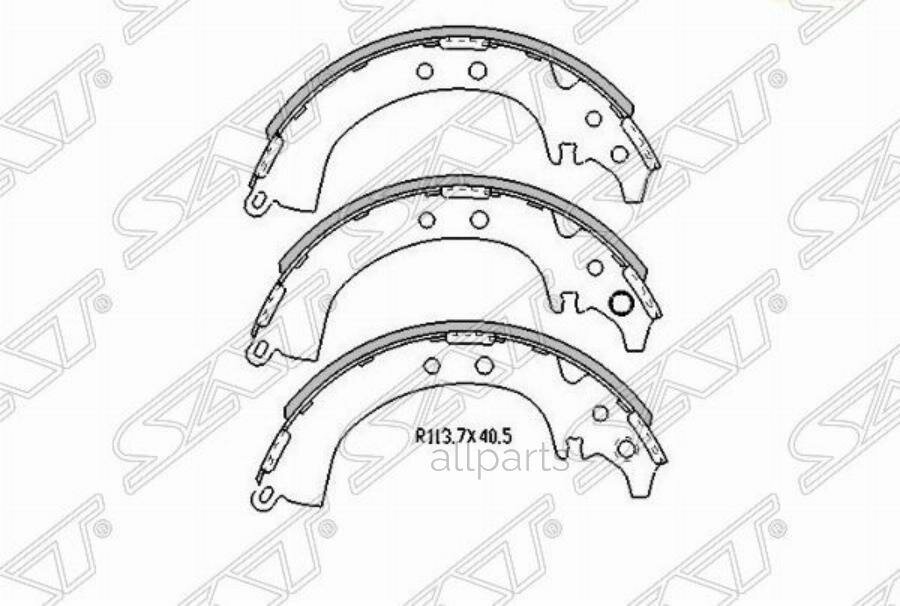 SAT ST-04495-42030 Колодки тормозные барабанные Toyota RAV4 (XA10, CA20) 94-05 / Cami 99-06
