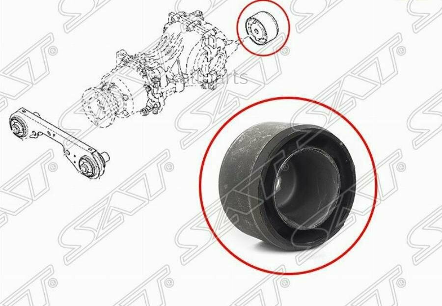 SAT ST-8200828306 Сайлентблок Nissan Terrano 14-22 / Renault Duster 10-21