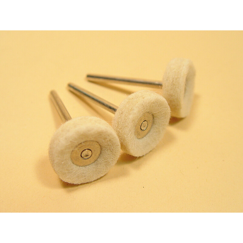 Диск полировальный, нетканый материал 22 мм, 2х3 шт, JAS