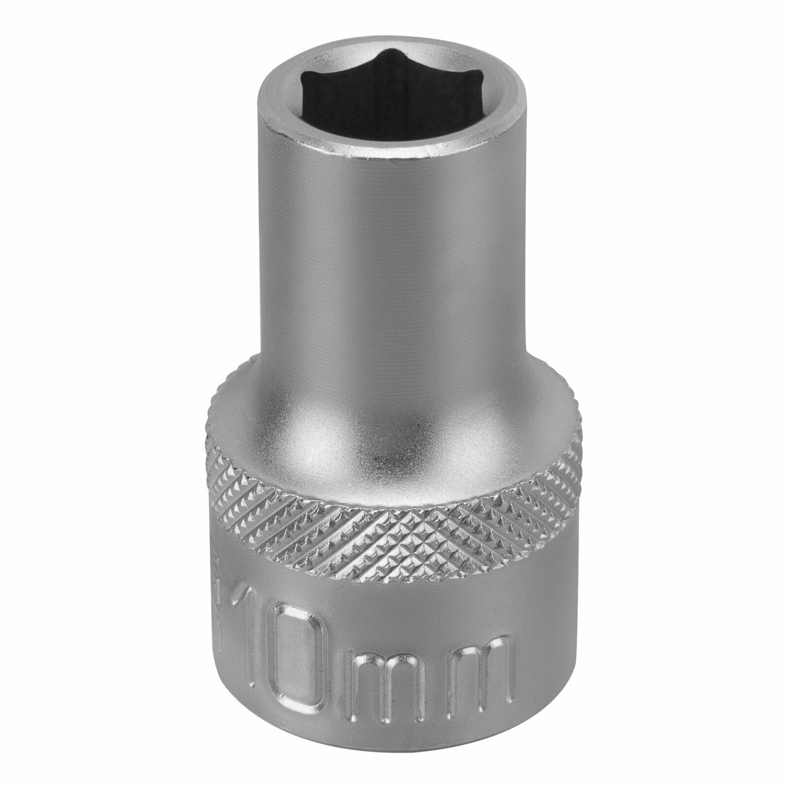 Головка торцевая Stels 10 мм, 6-гранная, CrV, под квадрат 1/2" 13821